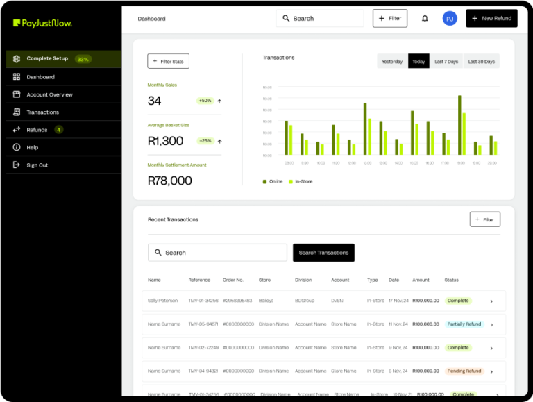 Merchant Portal - PayJustNow